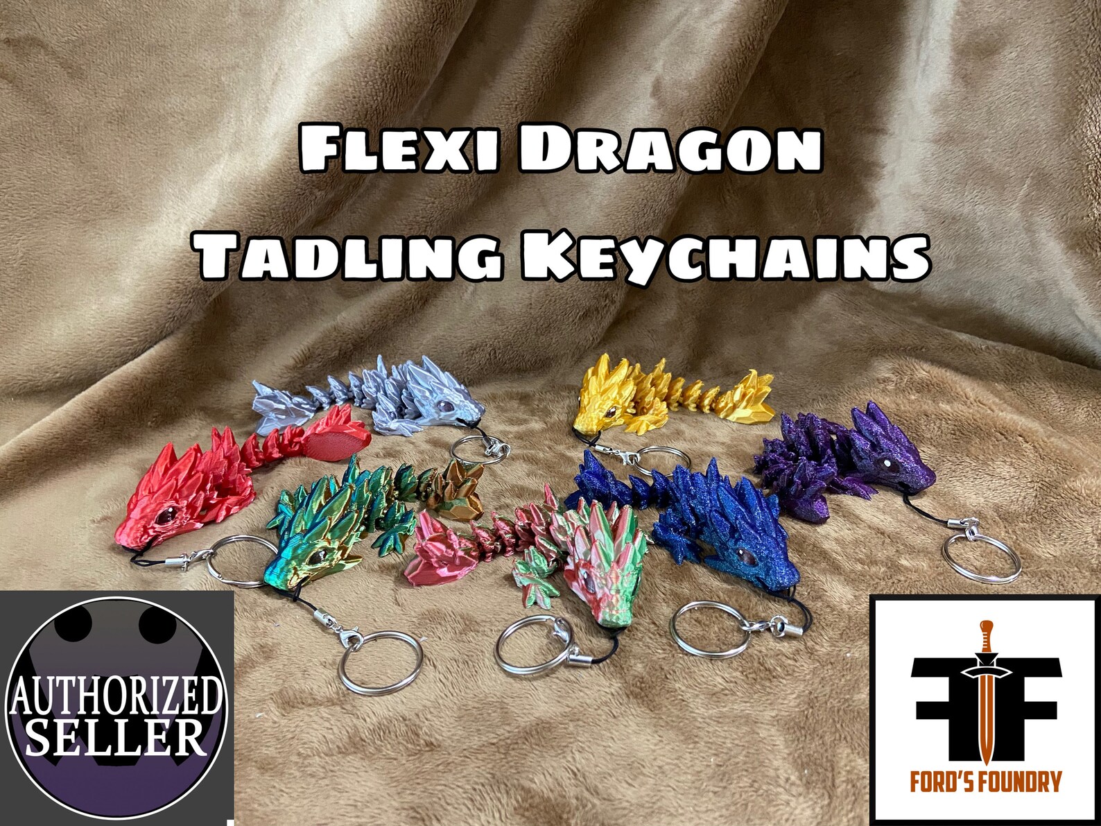 Flexi Dragon Tadling Keychain - Party Favor - Bulk Available ...