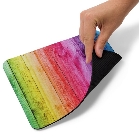 Coloured Board Mouse Pad Rainbow Desk Accessory Office Desk | Etsy