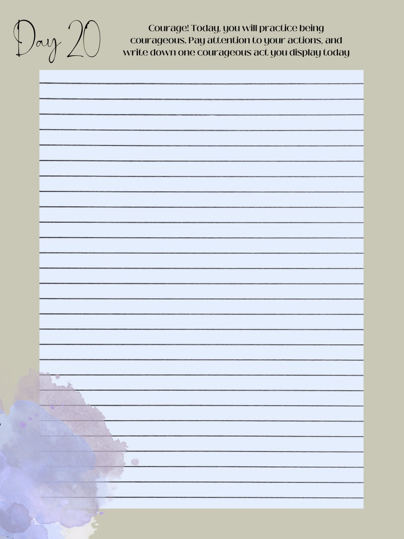 30 Day Self-love Journal - Etsy