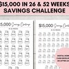 A6 Savings Challenge Printable, Savings Challenge Bundle, A6 Sized Mini ...