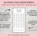 Savings Challenge Printable, A6 Savings Challenge Bundle, A6 Sized Mini ...