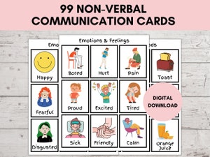55 Printable Communication Cards Children /teens /adults - Etsy Canada
