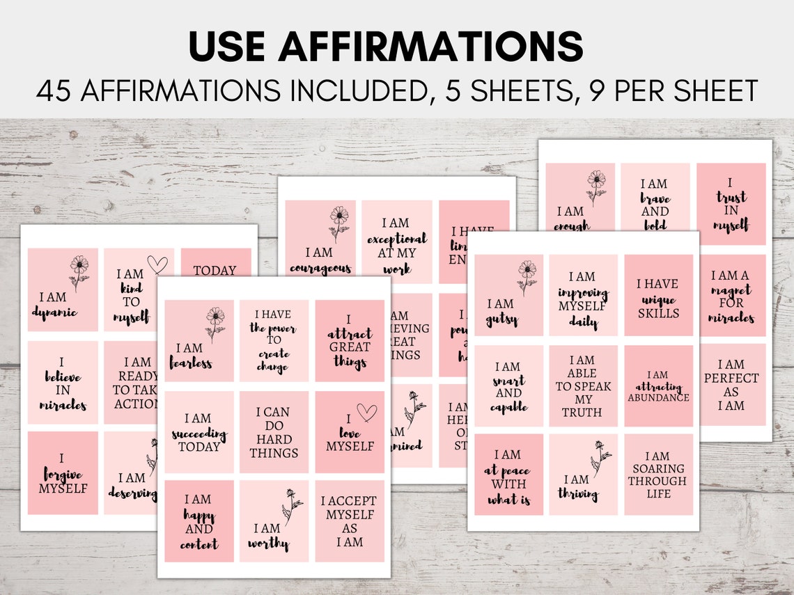 Daily Self Care Planner, Self Reflection, Sleep Mood Routine Tracker ...