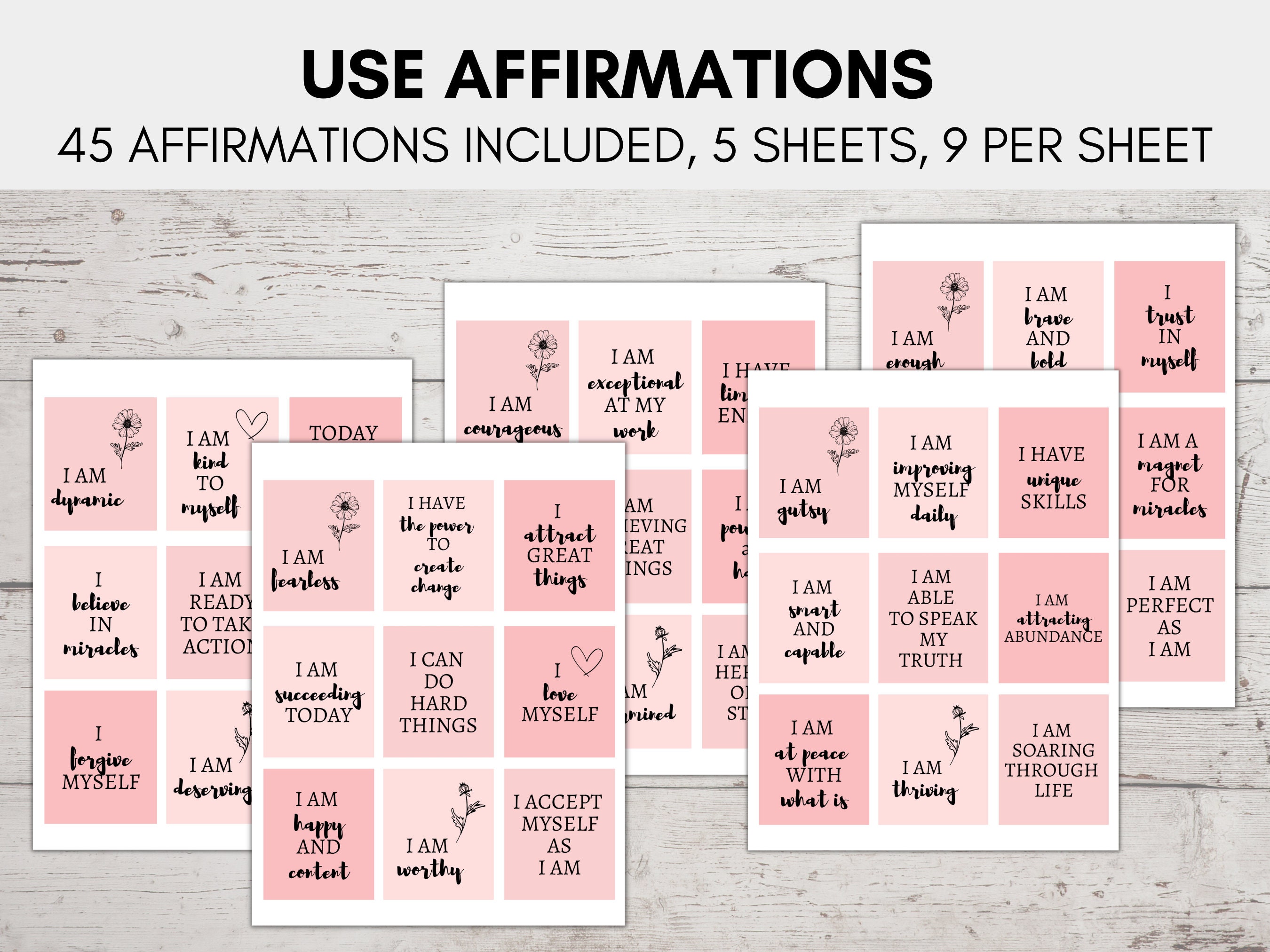 Daily Self Care Planner, Self Reflection, Sleep Mood Routine Tracker ...