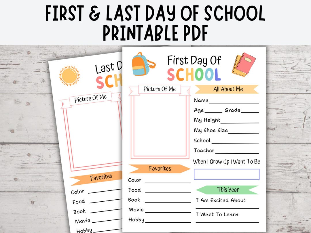 First Day of School Interview, Back to School Printable, Back to School ...