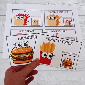 Partner Pairing Cards, Classroom Management, Pairing Cards, Peanut ...