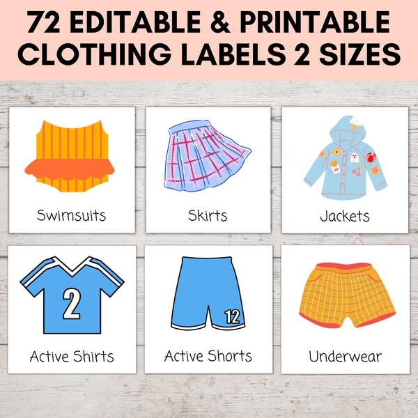 Dresser Labels - Etsy