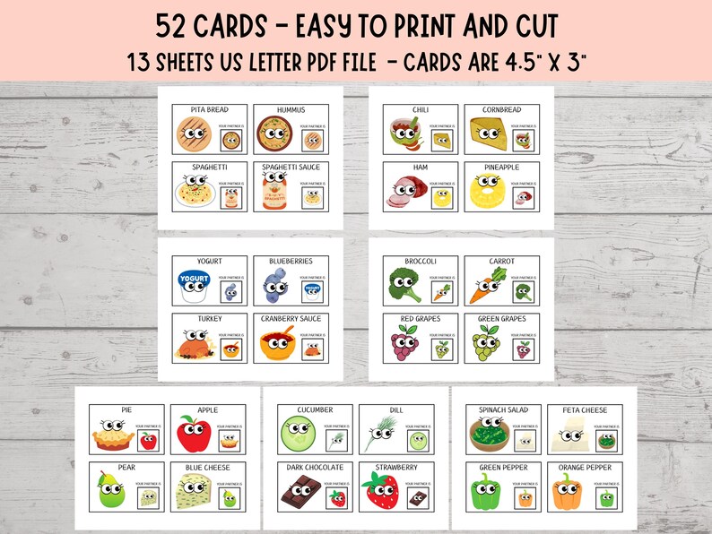 Partner Pairing Cards, Classroom Management, Grouping Partners Pairing ...