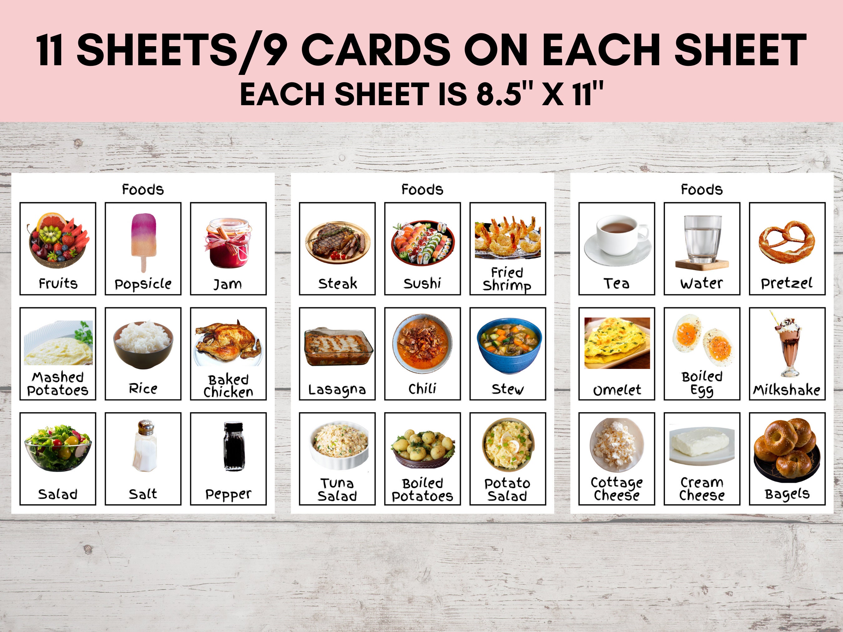 Nonverbal Communication Cards, Visual Board, Flash Cards Special Needs ...