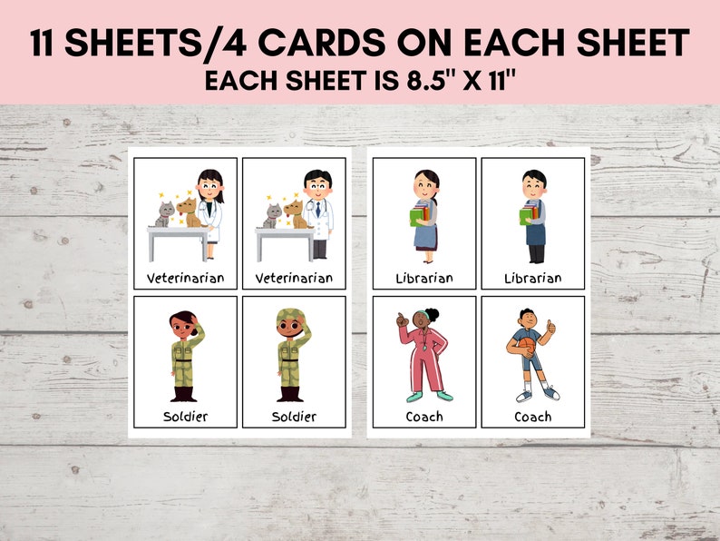 Community Helpers Flashcards, Professions Flashcards, Community Helpers ...