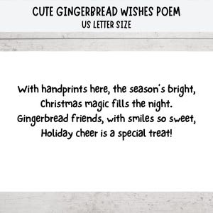 Christmas Handprint Craft, Gingerbread Handprint Template, Merry ...