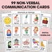 Nonverbal Communication Cards, Visual Board, Flash Cards Special Needs ...