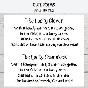 Clover Handprint Craft, St. Patrick's Day Handprint Template, Shamrock ...