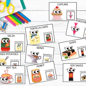 Partner Pairing Cards, Classroom Management, Grouping Partners Pairing ...