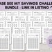 Car Fund Savings Printable, Car Fund Tracker, Money Saving Challenge ...