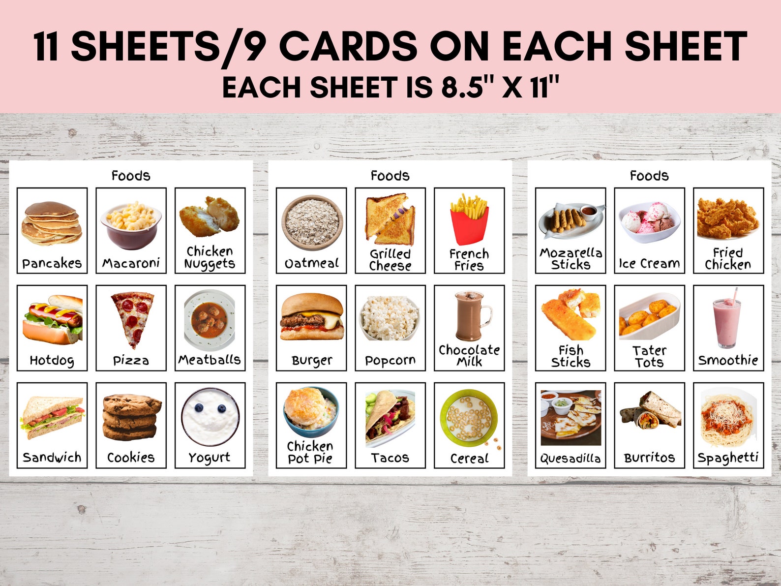 Nonverbal Communication Cards, Visual Board, Flash Cards Special Needs ...