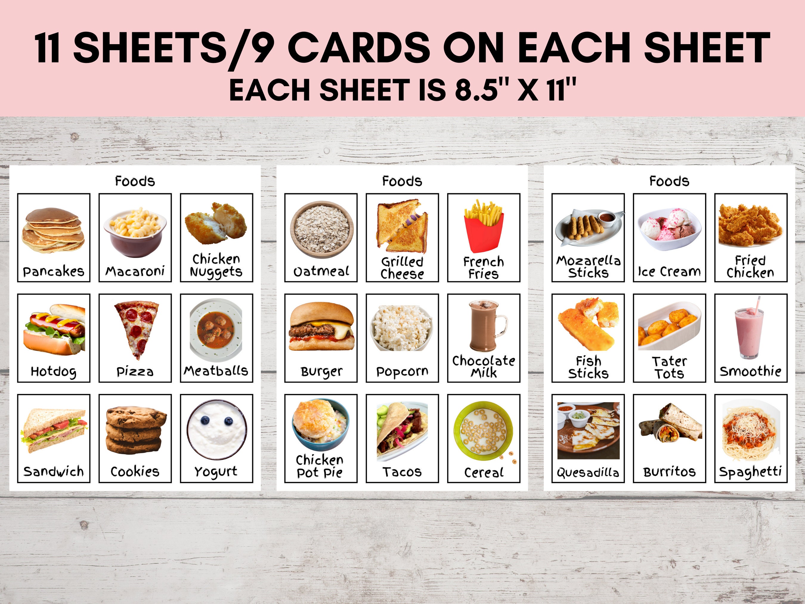 Nonverbal Communication Cards, Visual Board, Flash Cards Special Needs ...