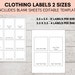 Kids Dresser Labels, EDITABLE & PRITNTABLE Closet Storage Labels ...