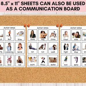 Nonverbal Communication Cards, Visual Board, Flash Cards Special Needs ...