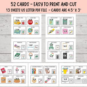 Partner Pairing Cards, Classroom Partner Cards, Pairing Cards, Back to ...