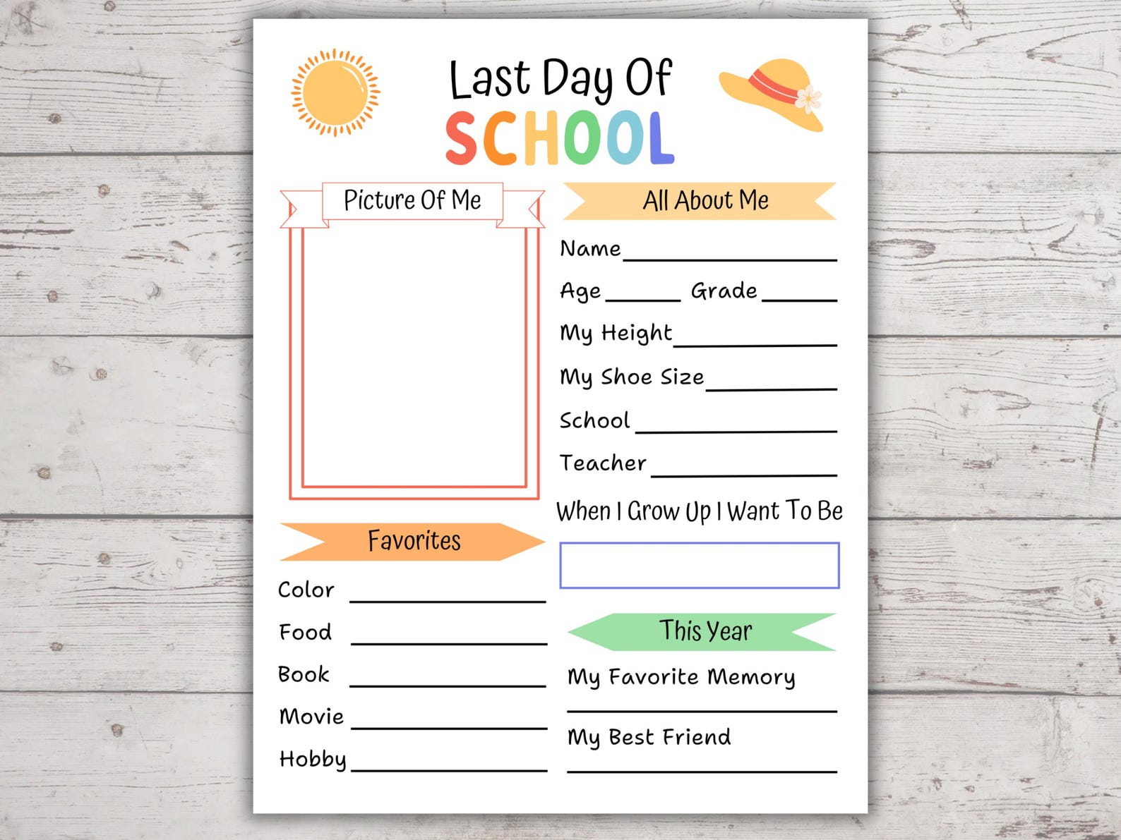 First Day of School Interview, Back to School Printable, Back to School ...