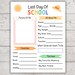 First Day of School Interview, Back to School Printable, Back to School ...