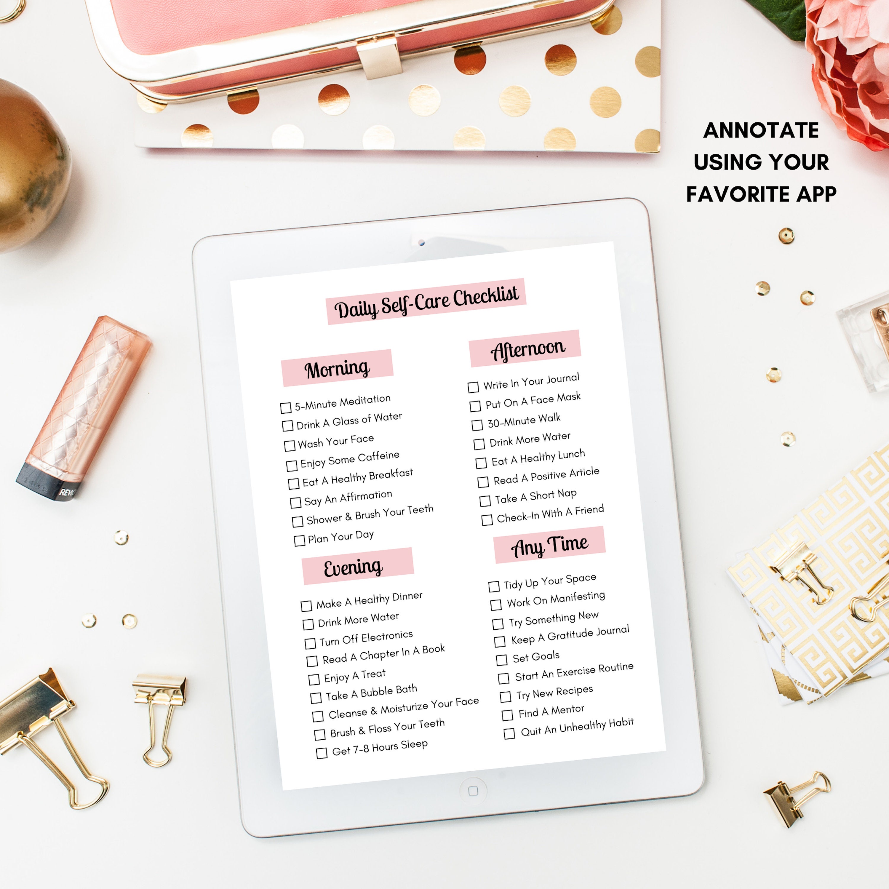 Self Love Challenge BUNDLE Printable Pdf's, 30 Day Self Love Challenge ...