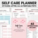 Daily Self Care Planner, Self Reflection, Sleep Mood Routine Tracker ...