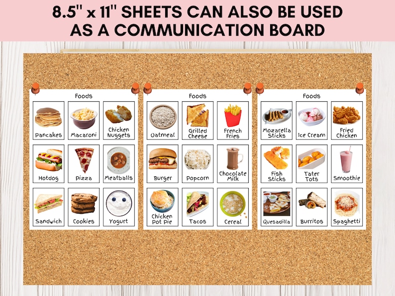 Nonverbal Communication Cards, Visual Board, Flash Cards Special Needs ...