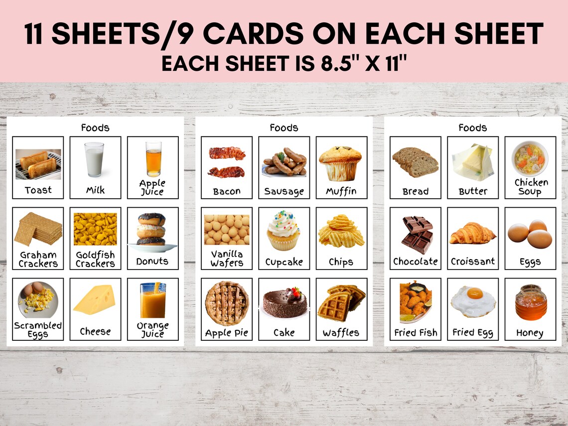 Nonverbal Communication Cards, Visual Board, Flash Cards Special Needs ...