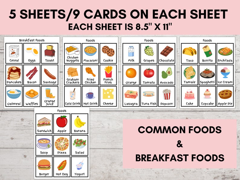 Nonverbal Communication Cards, Visual Board, Flash Cards Special Needs ...