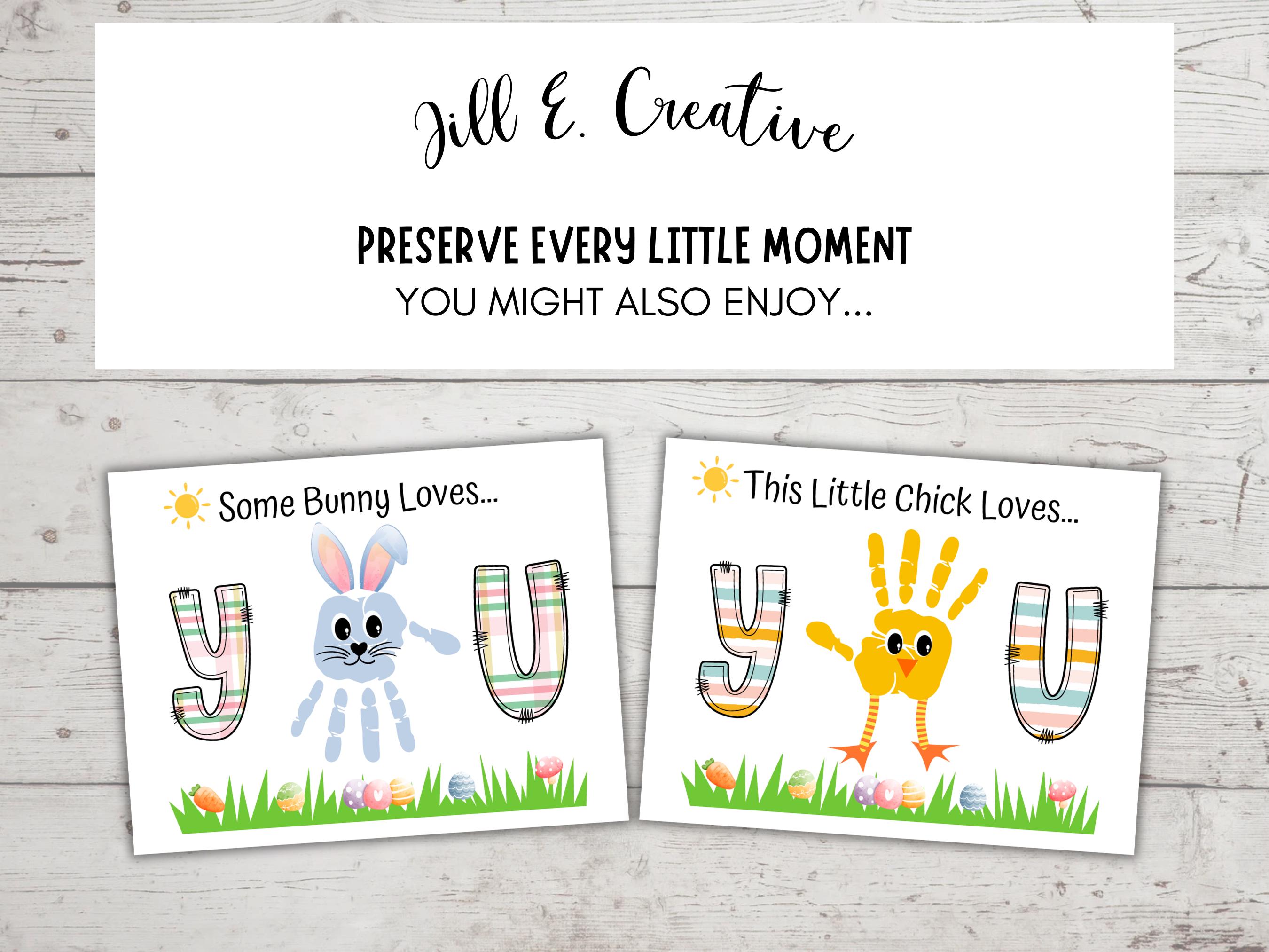 Easter Bunny Handprint Craft, Spring Easter Handprint Template, Easter ...