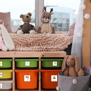 Toy Bin Labels, EDITABLE & PRINTABLE Toy Bin Storage Labels, Visual ...