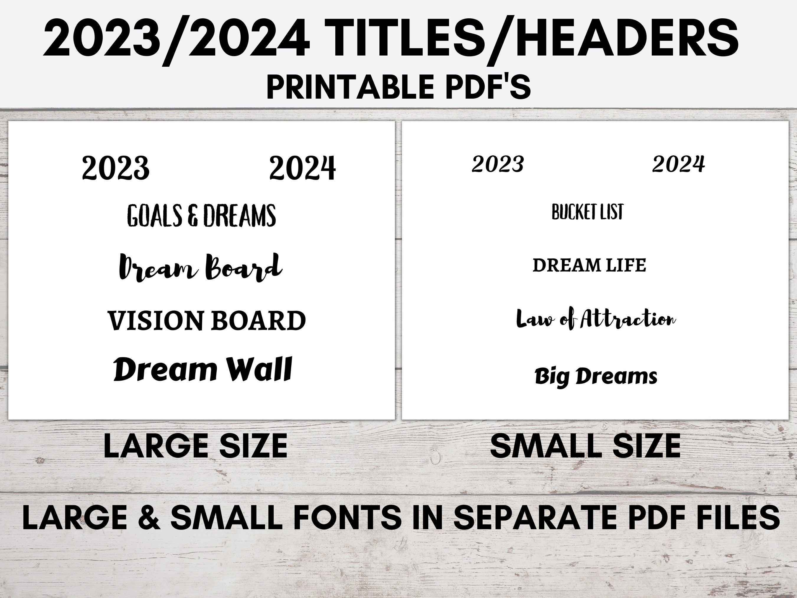 Vision Board Words 2023 Vision Board Printables 100 Vision Etsy