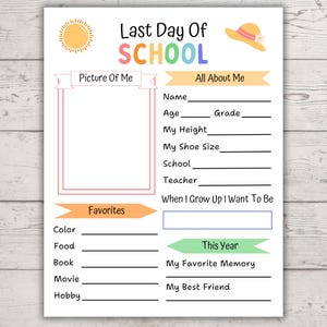 First Day of School Interview, Back to School Printable, Back to School ...