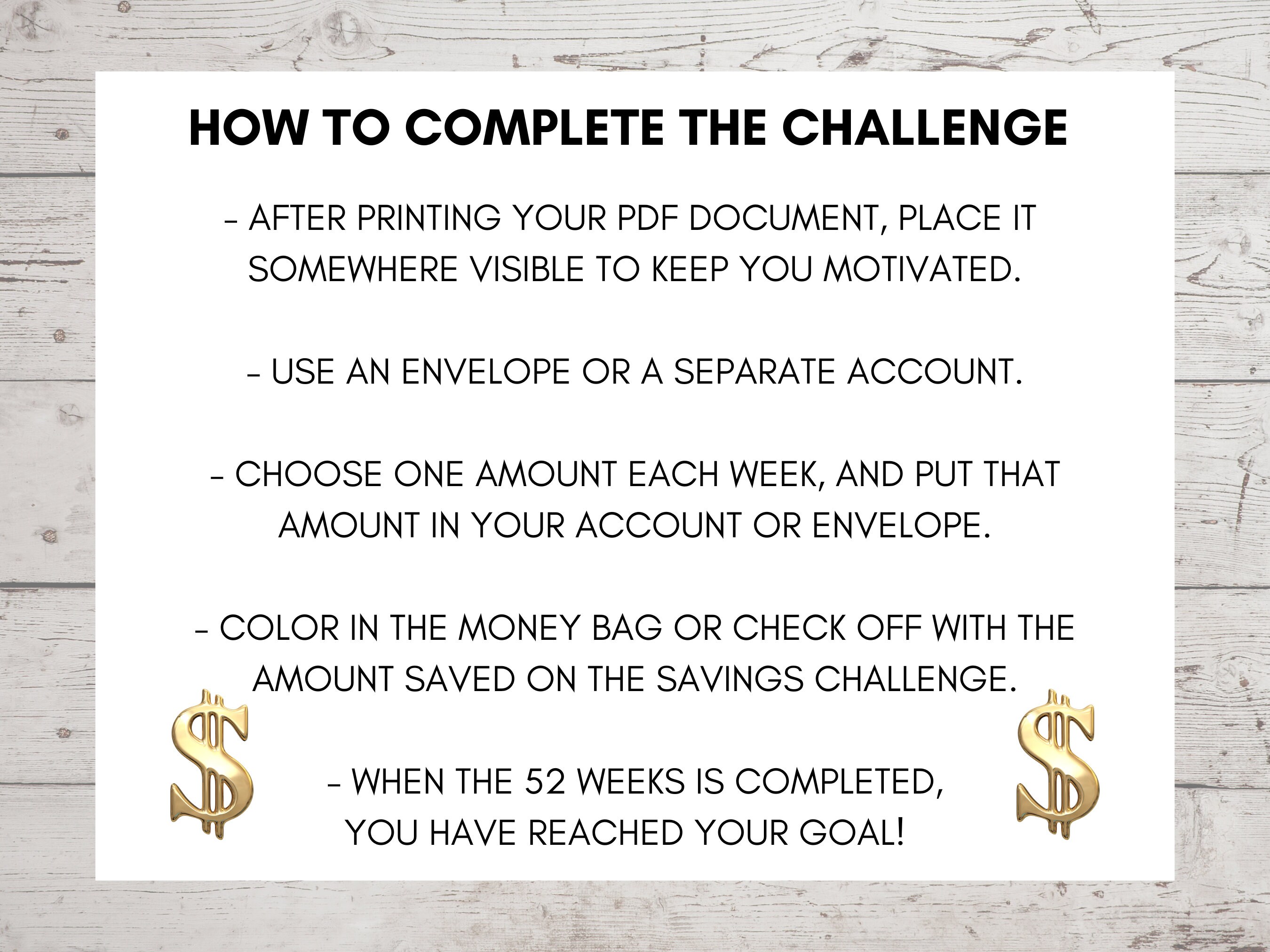 5,000 Savings Challenge 52 Weeks, 5000 Savings Tracker, Finance Tracker ...