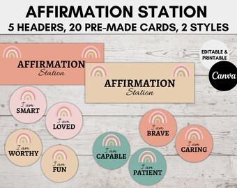 Affirmation Station Mirror - Etsy
