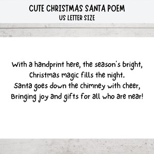 Christmas Handprint Craft, Santa, Merry Christmas Handprint Template ...