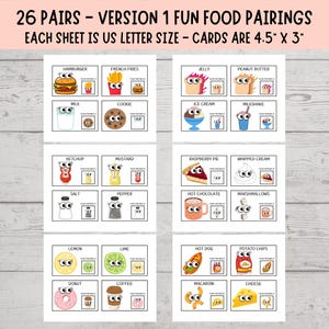 Partner Pairing Cards, Classroom Partner Cards, Pairing Cards, Peanut ...