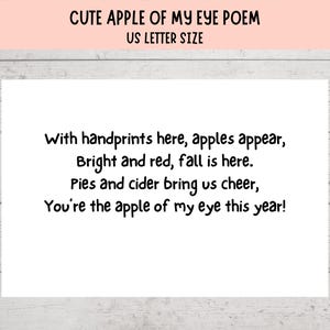 Fall Handprint Craft, Apple Handprint Craft, Apple of My Eye Handprint ...