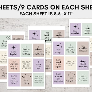 Affirmation Cards Teens, Positive Affirmation Cards for Teens and Pre ...