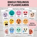 Emotions Flashcards, Emoji Feelings Chart, Flashcard Printable ...