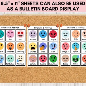 Emotions Flashcards, Emoji Feelings Chart, Flashcard Printable ...
