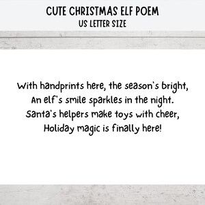 Elf Handprint Craft, Christmas Handprint Template, Merry Christmas ...