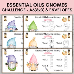 Gnome Savings Challenge, Low Income Savings Challenge, Monthly Savings ...
