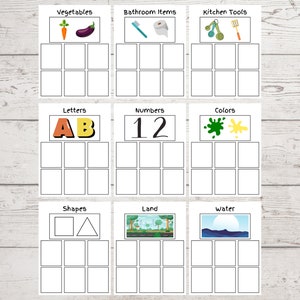 Category Sorting Bundle 1-5, Speech Therapy, Sorting Objects Into ...