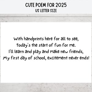 First Day of School Handprint Craft, 2025, Back to School Handprint Art ...