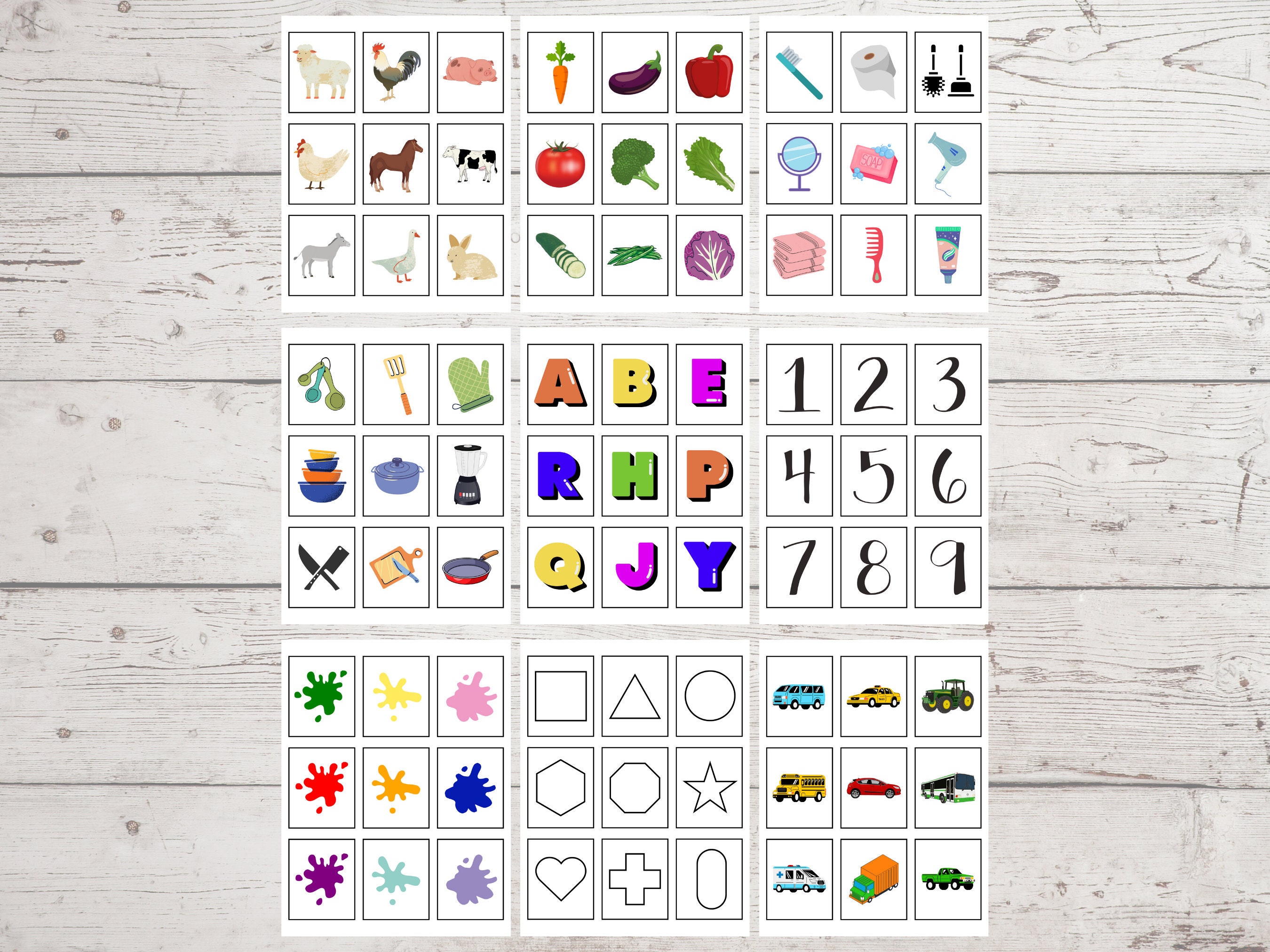 Category Sorting Bundle 1-5, Speech Therapy, Sorting Objects Into ...