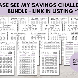 10,000 Savings Challenge 26 Weeks, 10000 Savings Tracker, Finance ...