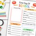 First Day of School Interview, Back to School Printable, Back to School ...